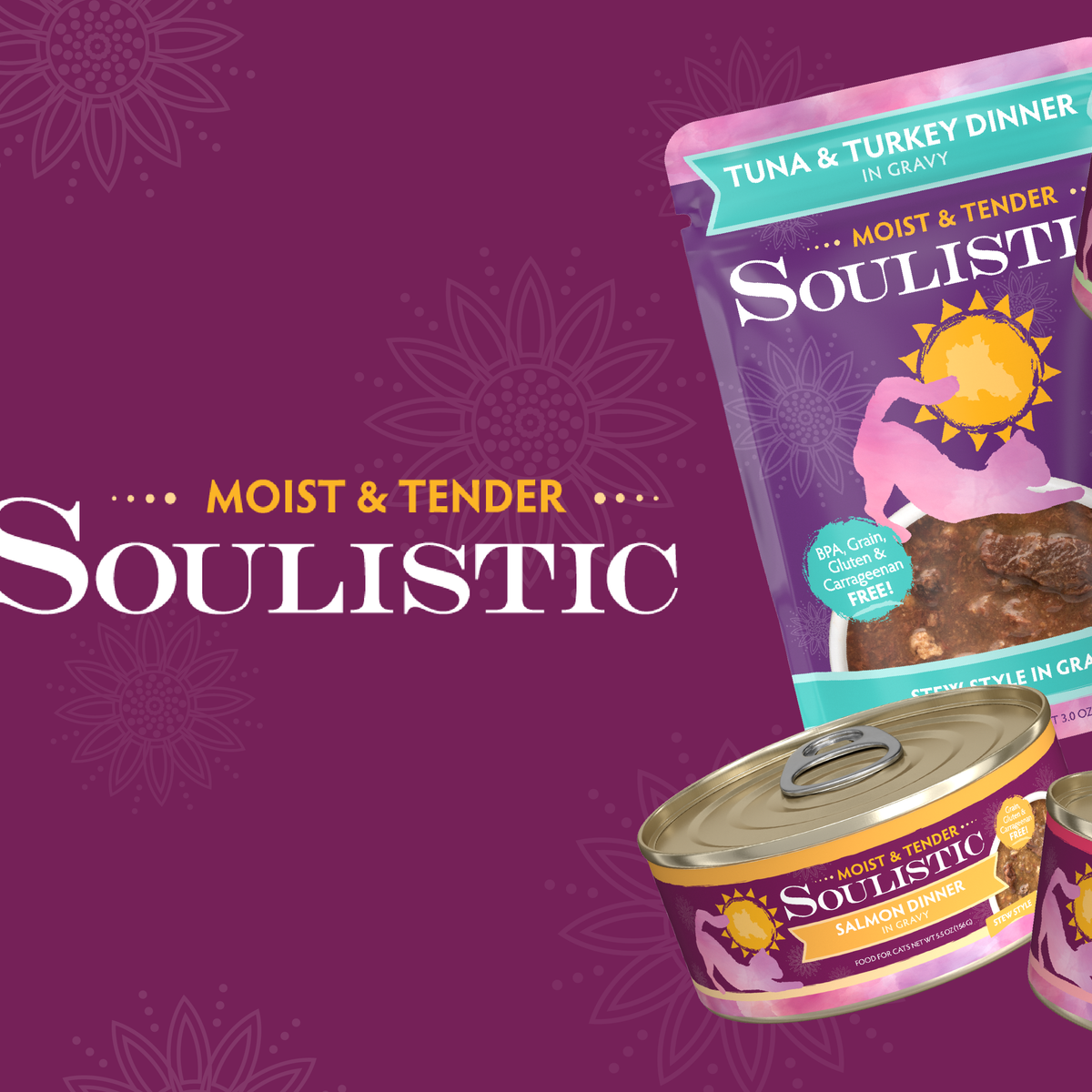 Feed Your Cat's Soul With Soulistic Moist & Tender Cat Foods By Weruva