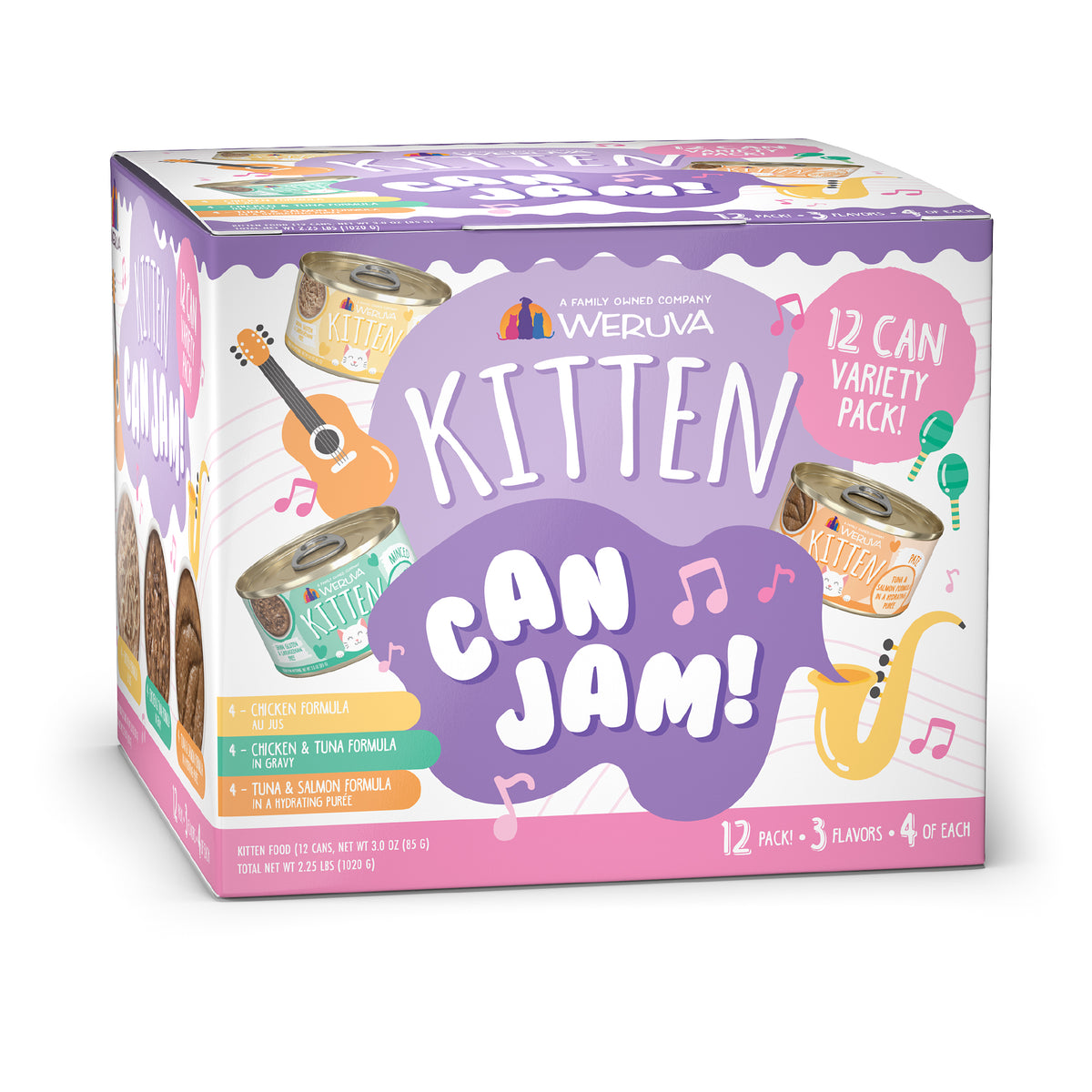 Weruva Kitten Kitten Can Jam! Variety Pack Wet Cat Food
