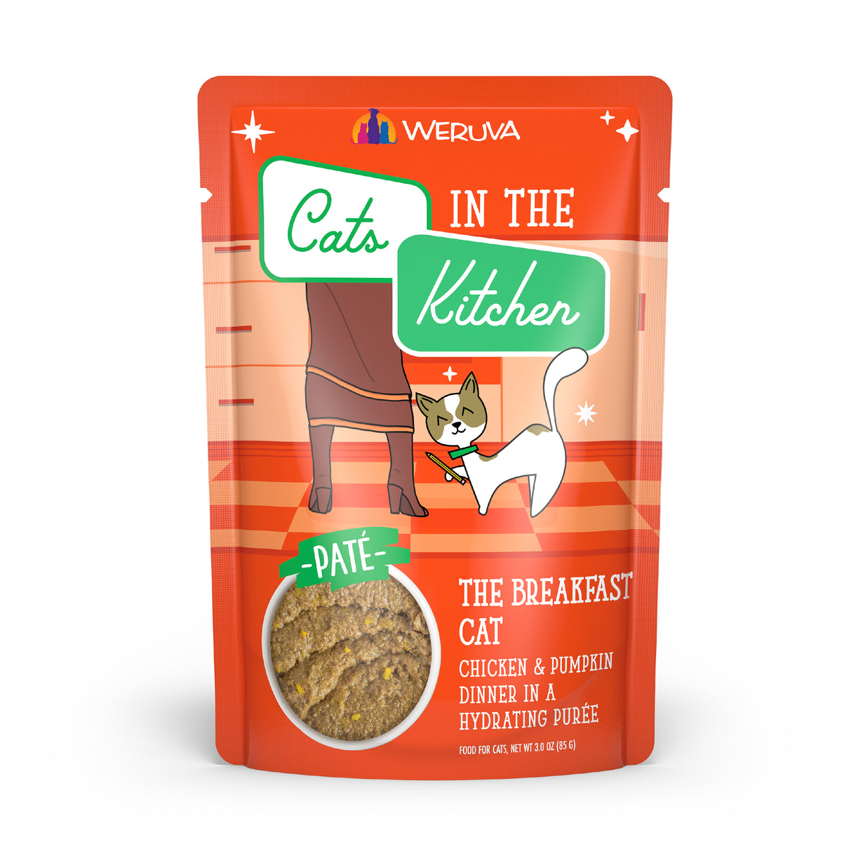 Weruva Cats In The Kitchen The Breakfast Cat Paté Wet Cat Food Pouch