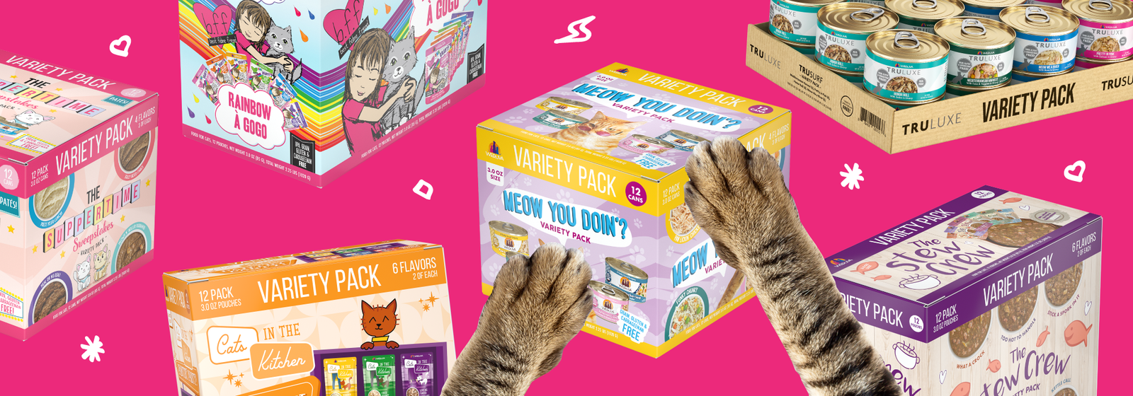 Weruva Cat Paté The Mix and Match Game Variety Pack Wet Canned Food