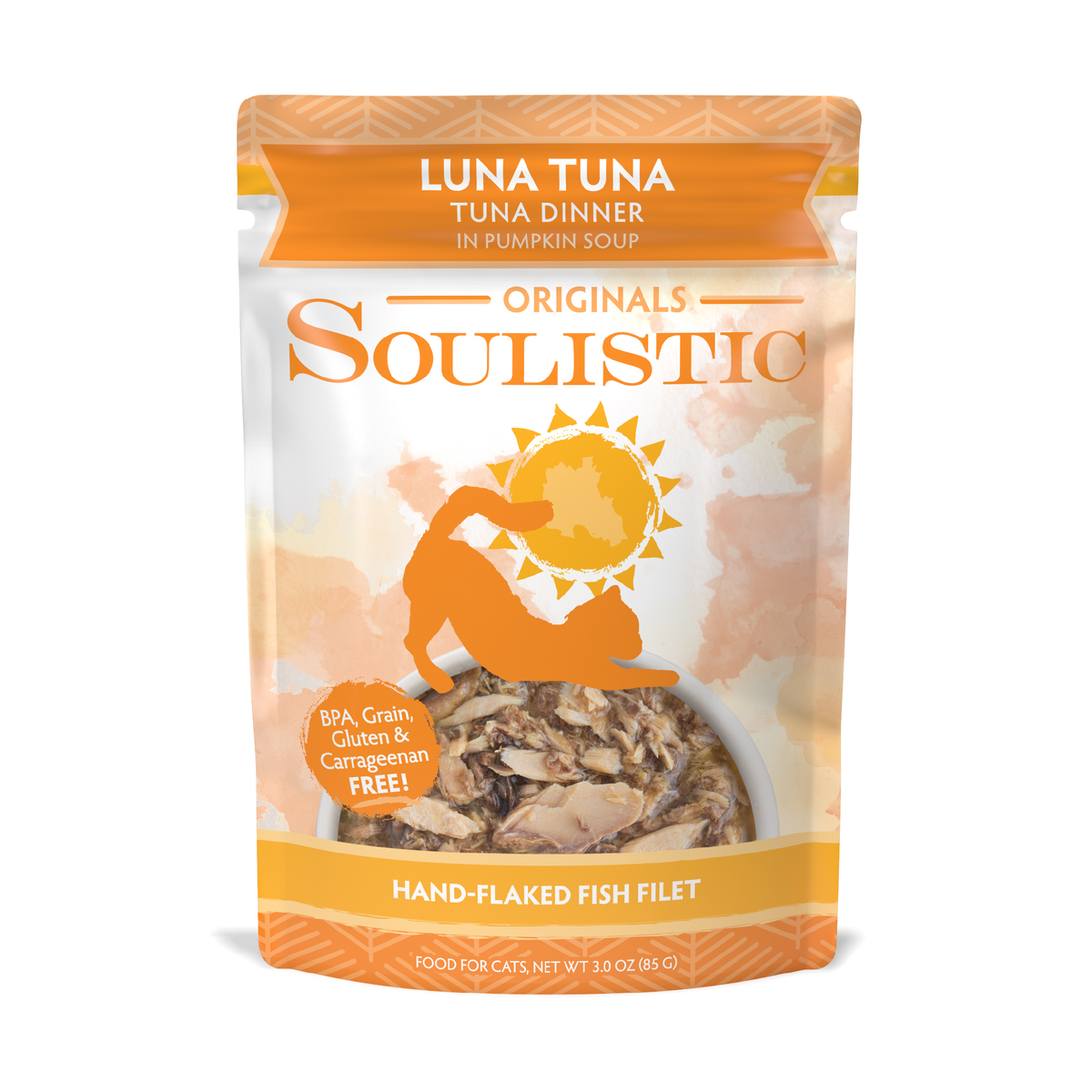 Soulistic Originals Luna Tuna in Pumpkin Soup Wet Cat Food Pouch – Weruva