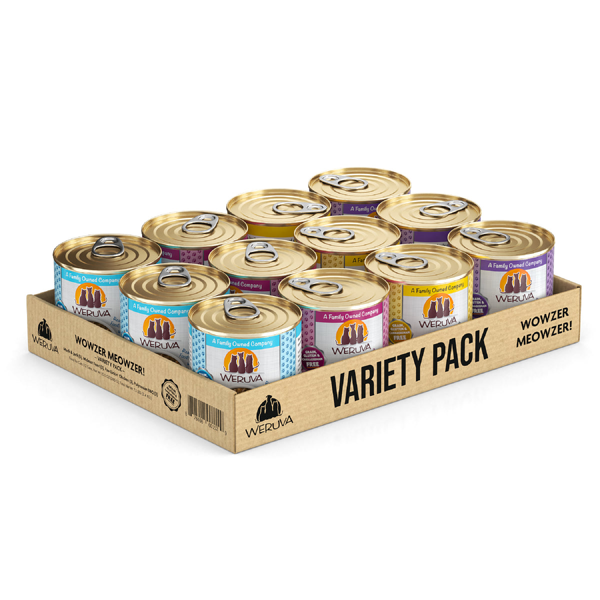 Weruva Classic Cat Wowzer Meowzer Variety Pack Wet Canned Food