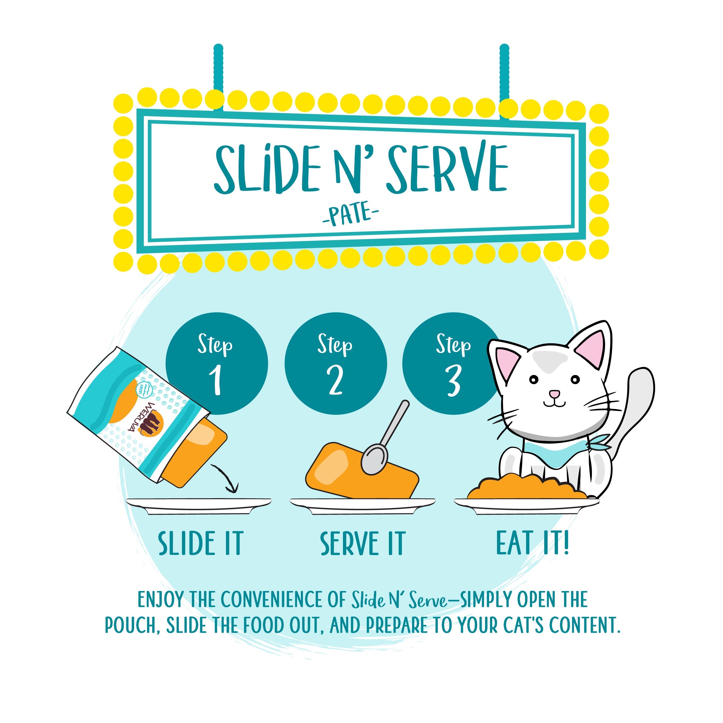 Weruva Cat Slide N' Serve Paté - Family Food