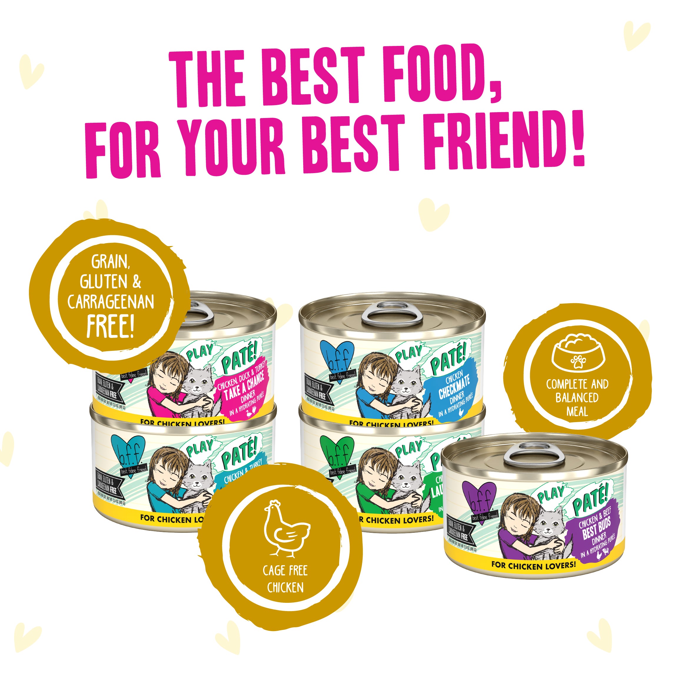 BFF PLAY Paté - Fowl PLAY PATÉ! Variety Pack – Weruva